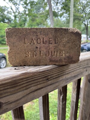 Early 1900's LACLEDE ST LOUIS Fire Brick Paver H.K. PORTER CHRISTI ...