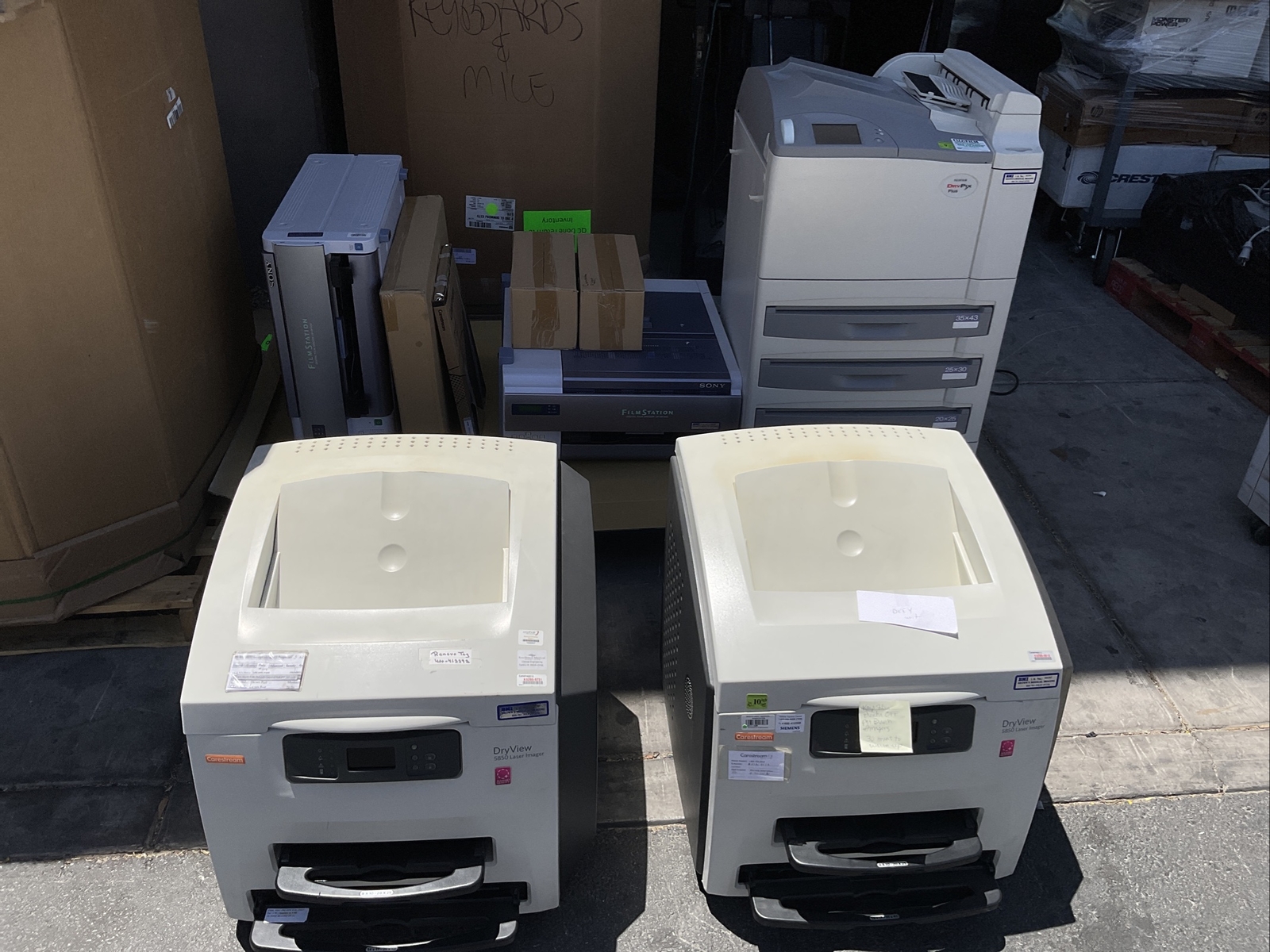 (LOT OF 5) Sony UP-DF500 X2- Dry View 5850 Laser X2- And Fujifilm ...