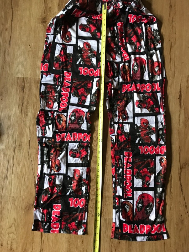 Marvel Deadpool sleep pant men large new | eBay