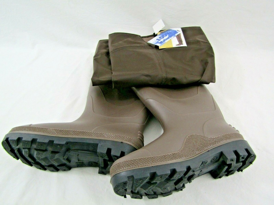RedHead Brand Co. PVC Hip Waders for Men Brown Non-Insulated | eBay