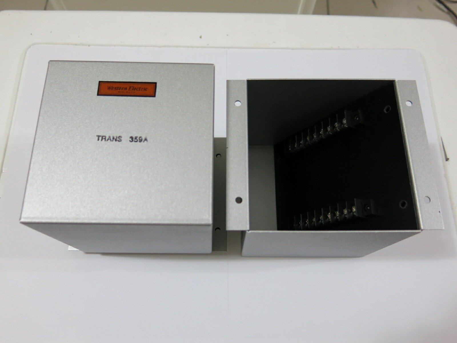 Two Western Electric 359 transformer case replica(91B 91A 300B tube ...