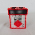 Completed Plastic Canvas Hand & Foot Playing Card Holder with 6 Decks ...