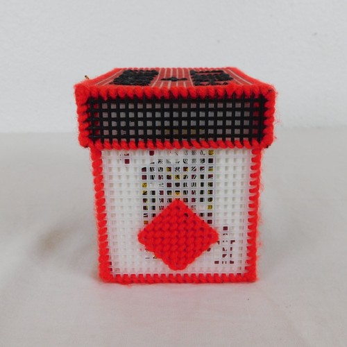 Completed Plastic Canvas Hand & Foot Playing Card Holder with 6 Decks ...