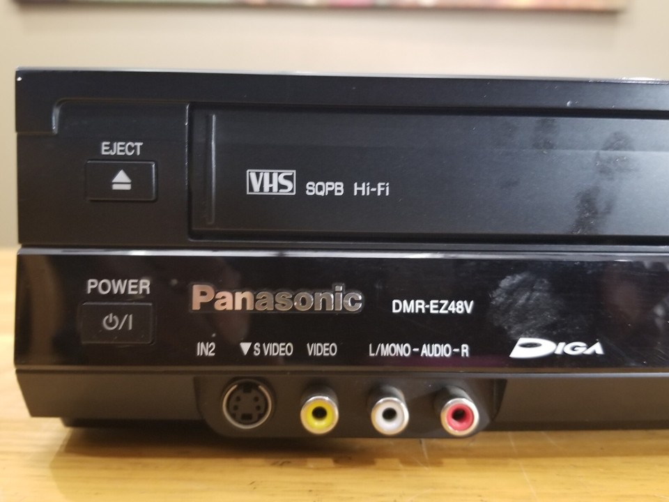 Panasonic DMR-EZ48V DVD VCR Combo Player Recorder HDMI Deck w/ Remote ...