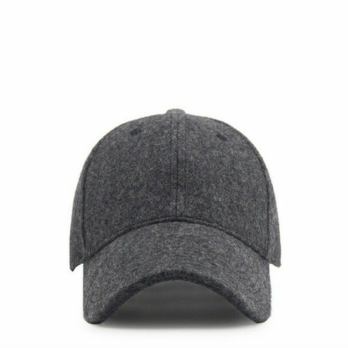 Women Men Unisex Baseball Cap Wool Hat Loose Sport Outdoor Adjustable ...