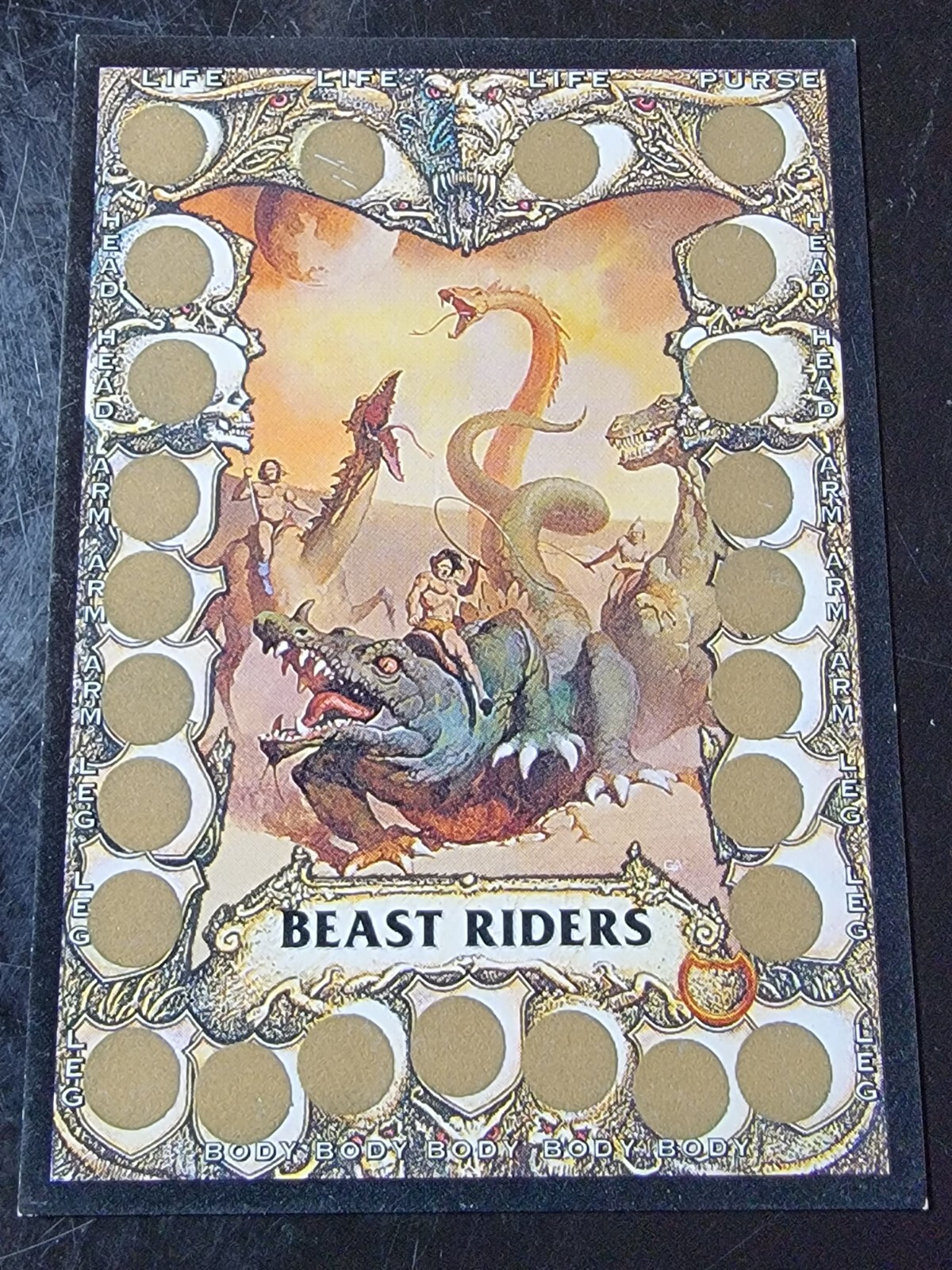 1993 Merlin Battle Cards #126 Beast Riders | eBay