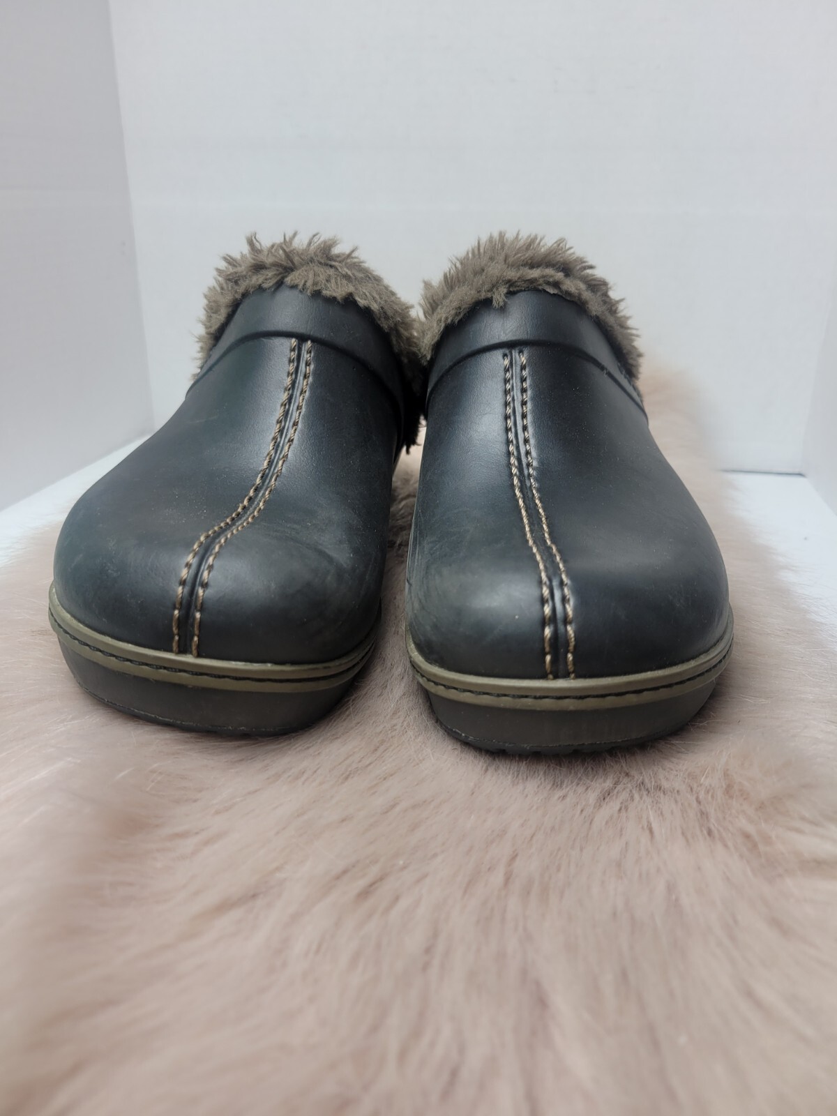 Crocs Cobbler Eva Womens Clog Size 8 Fur Lined Mul… - Gem