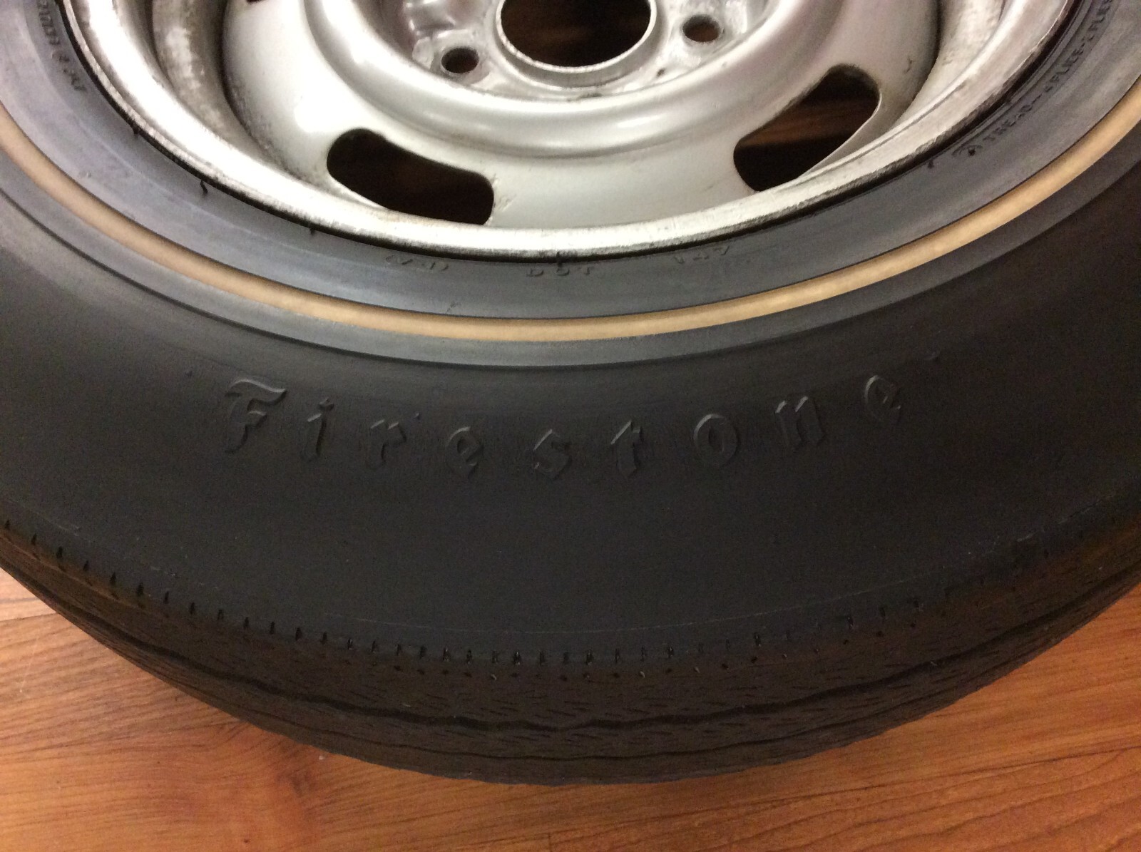 70 71 72 Chevy Monte Carlo 15X7 Rally Wheel Rim & G70-15 Firestone Tire ...