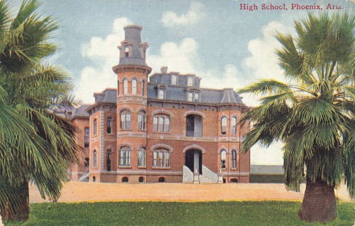 Postcard AZ Phoenix High School Teachers Education Students Maricopa ...