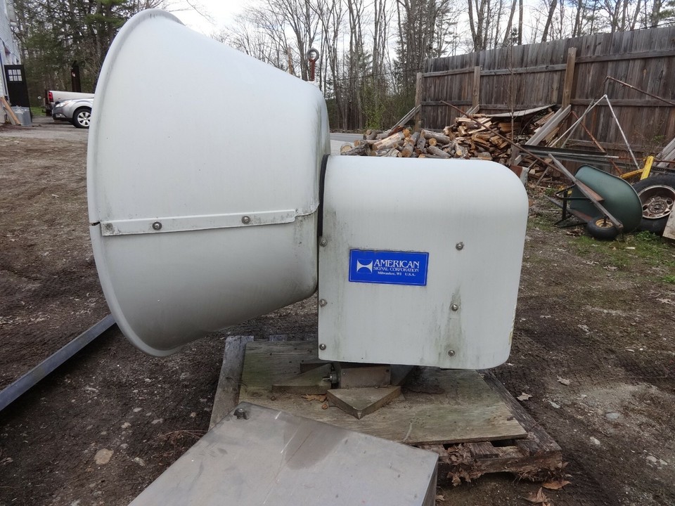 ASC Tempest T-128 Weather Tornado Nuclear Fire House Air Raid Siren ...