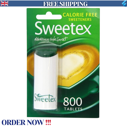 Sweetex Calorie Free Sweeteners Tablets - 800 Pack - Sugar Substitute ...