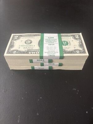 25 ($2 BILLS) TWO DOLLAR BILLS UNCIRCULATED SEQUENTIAL - Buy More Save ...