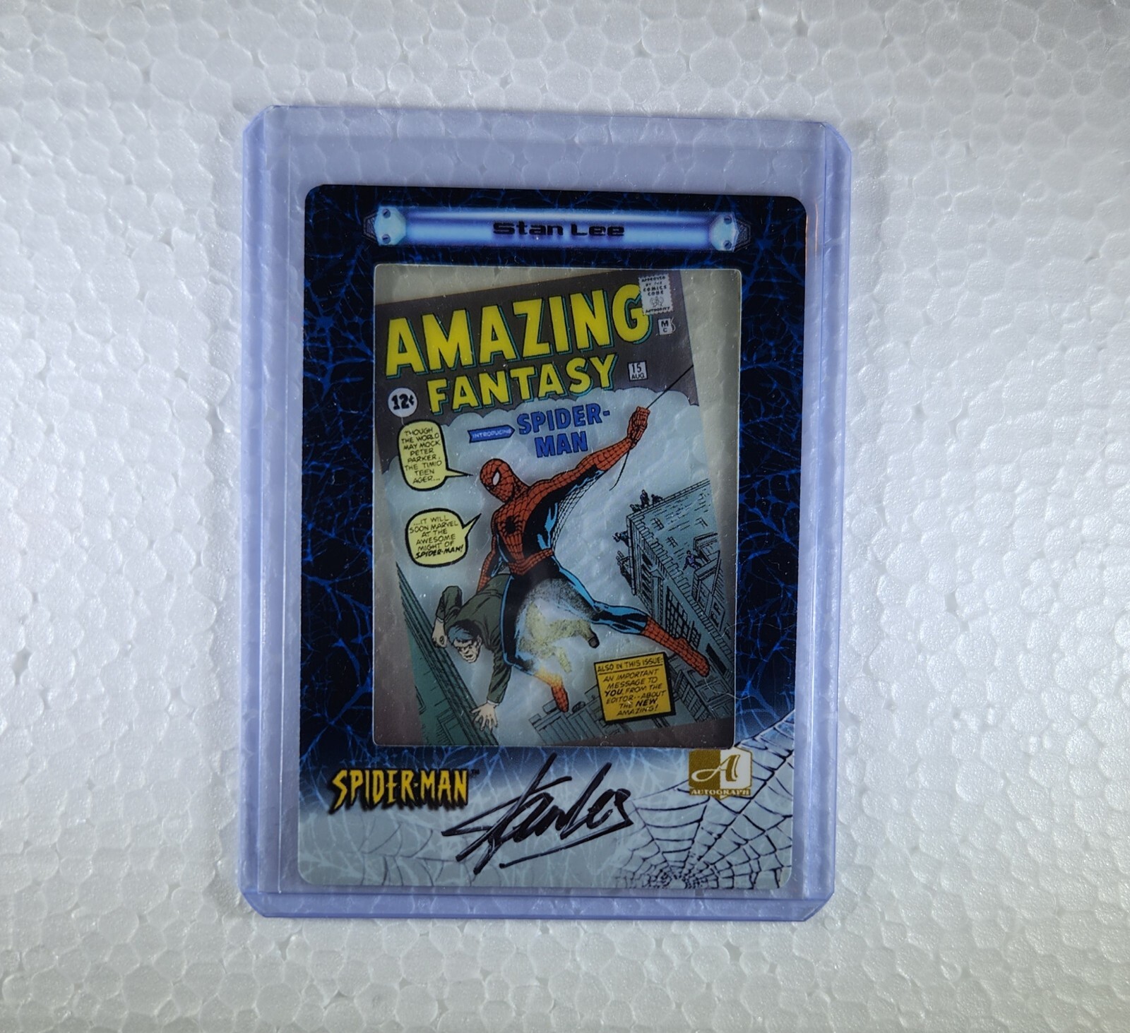 Spider-Man Filmcards Autograph Stan Lee - Numbered 144/500 - Artbox | eBay