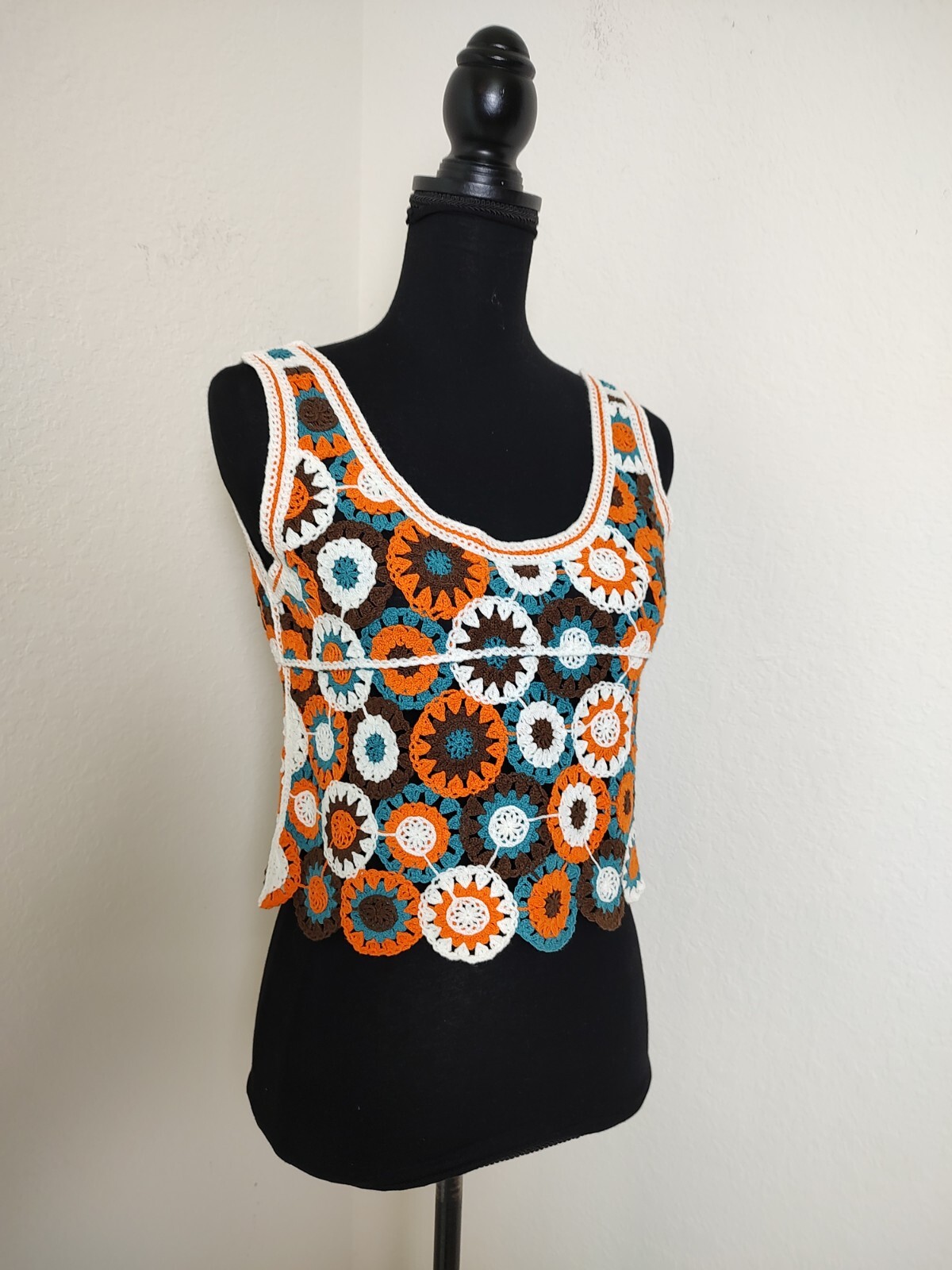 Julia By Love J Women S Crop Top Crochet Handmade Sty… - Gem