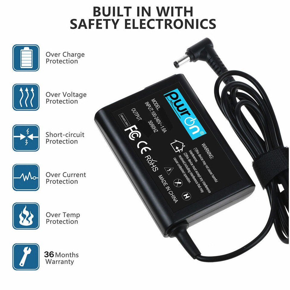 PwrON AC Adapter for Arcade1up Game Machines Model RYJ0136PAU6 ...