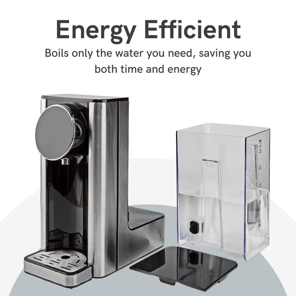 2600W 2.7L Instant Hot Water Dispenser Boiler Kettle Machine + 6 Heat ...