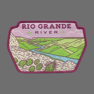 Rio Grande River Patch – Colorado Texas Mexico - Travel Patch ...
