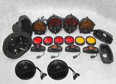 Humvee Turn Signal Light Kit W Reverse Light Switch LED 5 Ton 2.5 Ton
