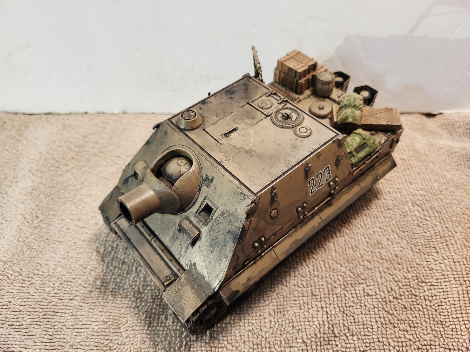 BUILT 1/35 STURMTIGER GERMAN PANZER WW 2 TANK PRO BUILT | eBay