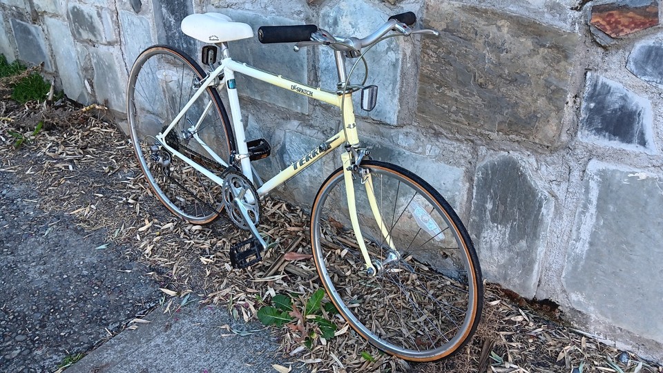 43cm ~1989 Georgena Terry Despatch Vintage City Road Bike Suntour ...