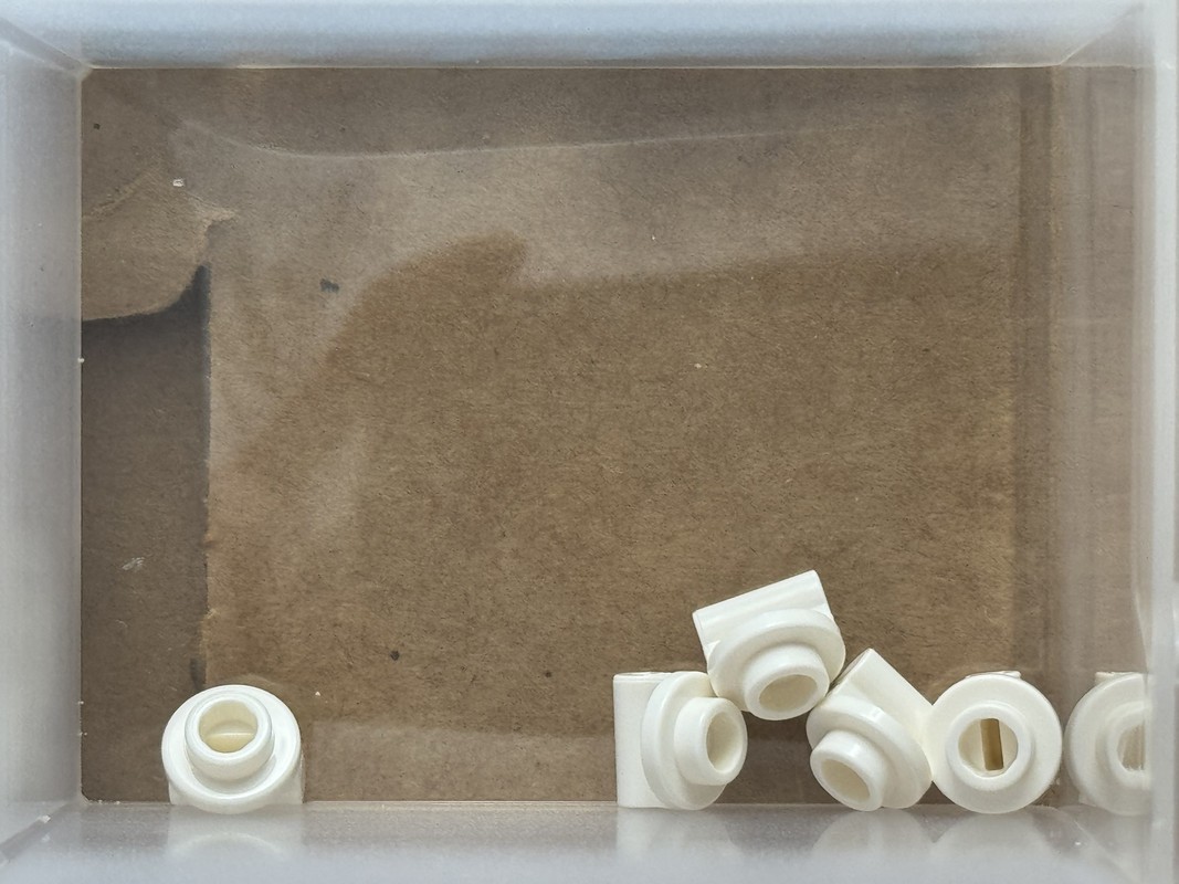 LEGO Parts - White Plate, Round 1 x 1 Bar Handle on Long Stem - No ...