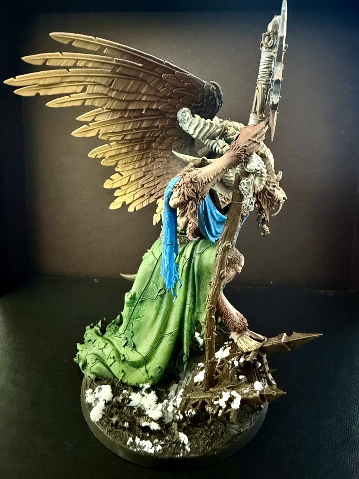 Warhammer 40k chaos daemons lord of change converted and painted | eBay