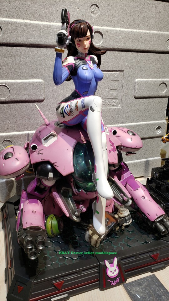 MKE Studio1/4 Mecha Girl DVA Overwatch Painted DX Ver Statue Figure In Stock | eBay