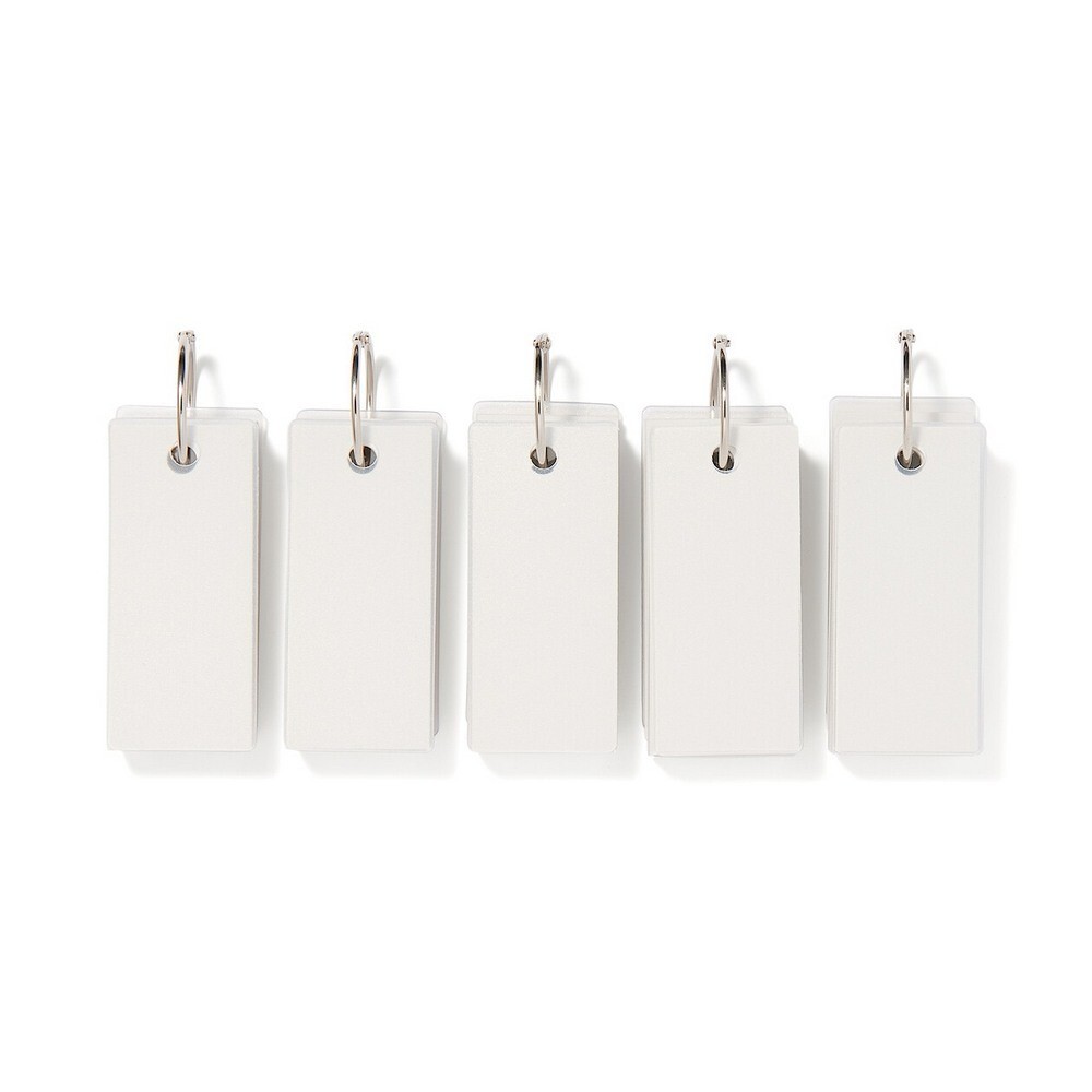 [MUJI] Key Ring PP Cover Flash Word Cards (100 Sheets x 5)/Set 封面單字卡 | eBay