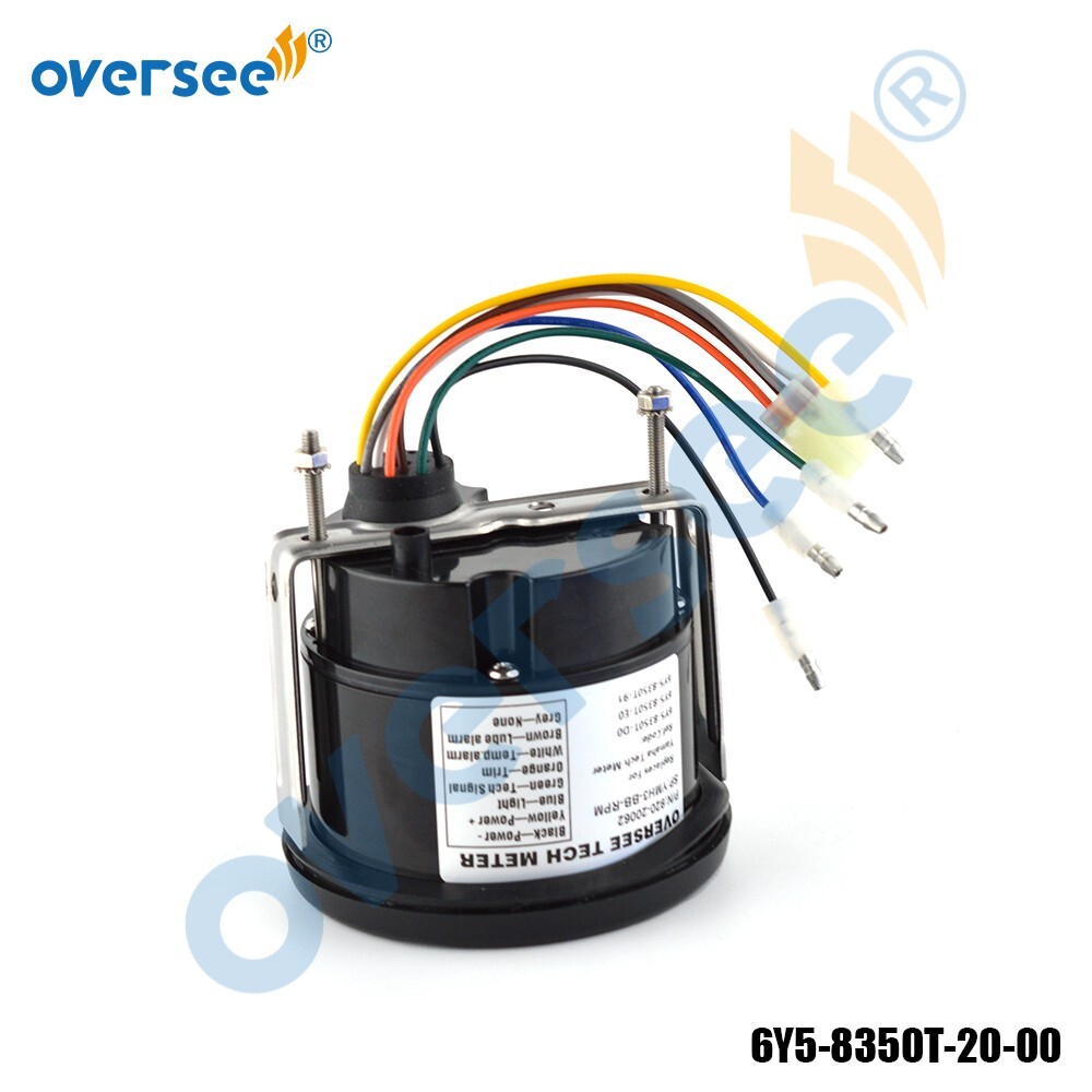 6Y5-8350T-20-00 Digital Multi-Function Gauge Tachometer Tach For Yamaha ...