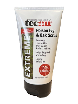 Tec+nu Extreme Poison Ivy and Oak Scrub Removes Poisonous Plant Oils 4 ...