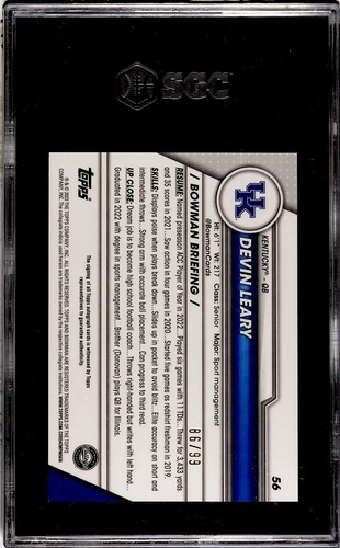 2023 Bowman University Chrome - Chrome Prospect Autographs Green ...