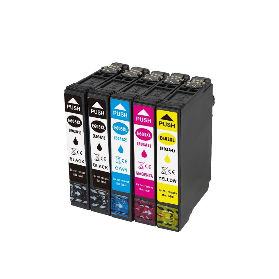 5 Ink Cartridges Fits For Epson WorkForce WF-2810 WF-2830 WF-2835 WF ...
