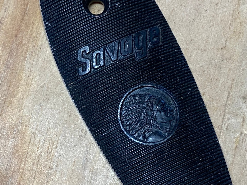 Rare Savage Indian Head Logo Butt Plate some Model 99s and others ...