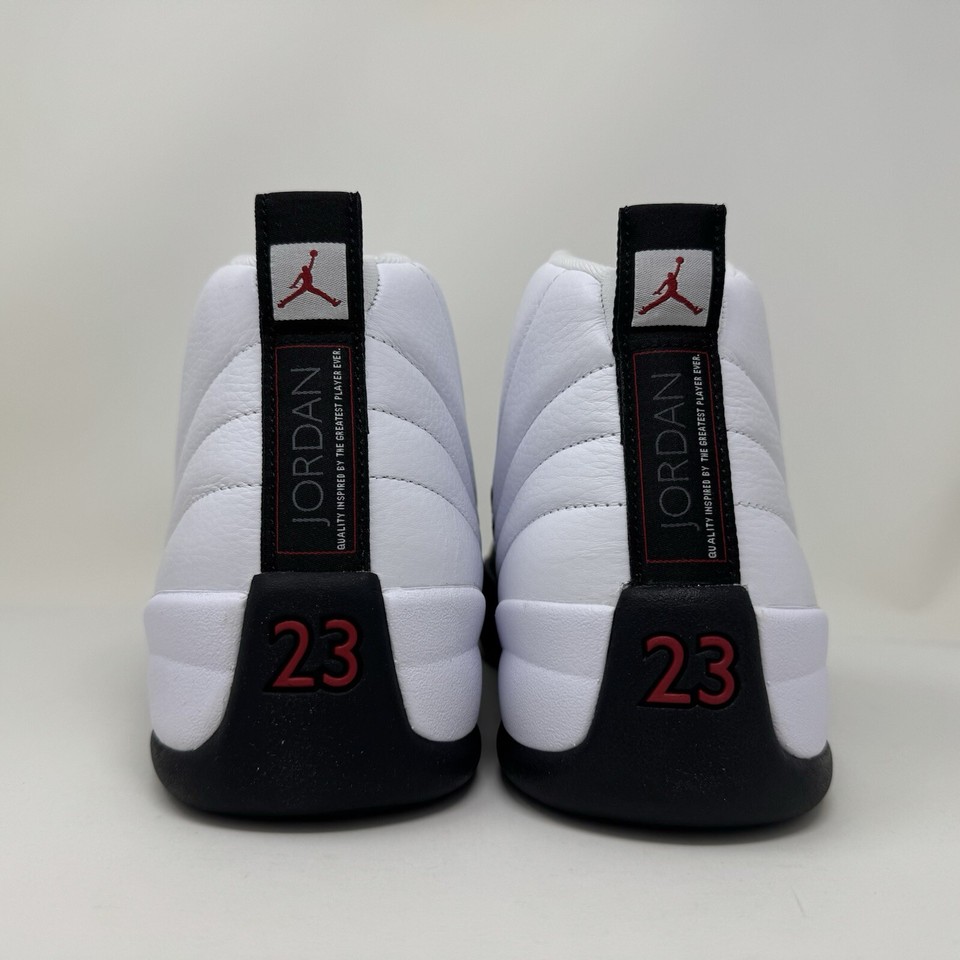 Nike Air Jordan Retro XII 12 Red Taxi Flip Black White Men's Size 13 ...