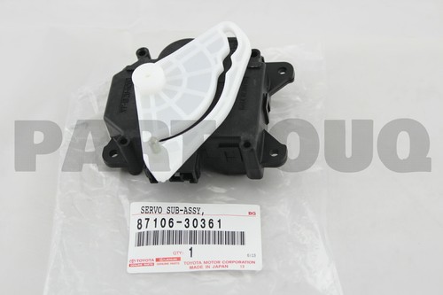 8710630361 Genuine Toyota SERVO SUB-ASSY, DAMPER(FOR MODE) 87106-30361 ...