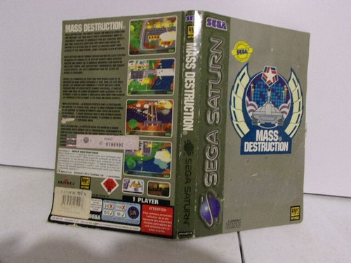 JAQUETTE JEU SEGA SATURN MASS DESTRUCTION | eBay