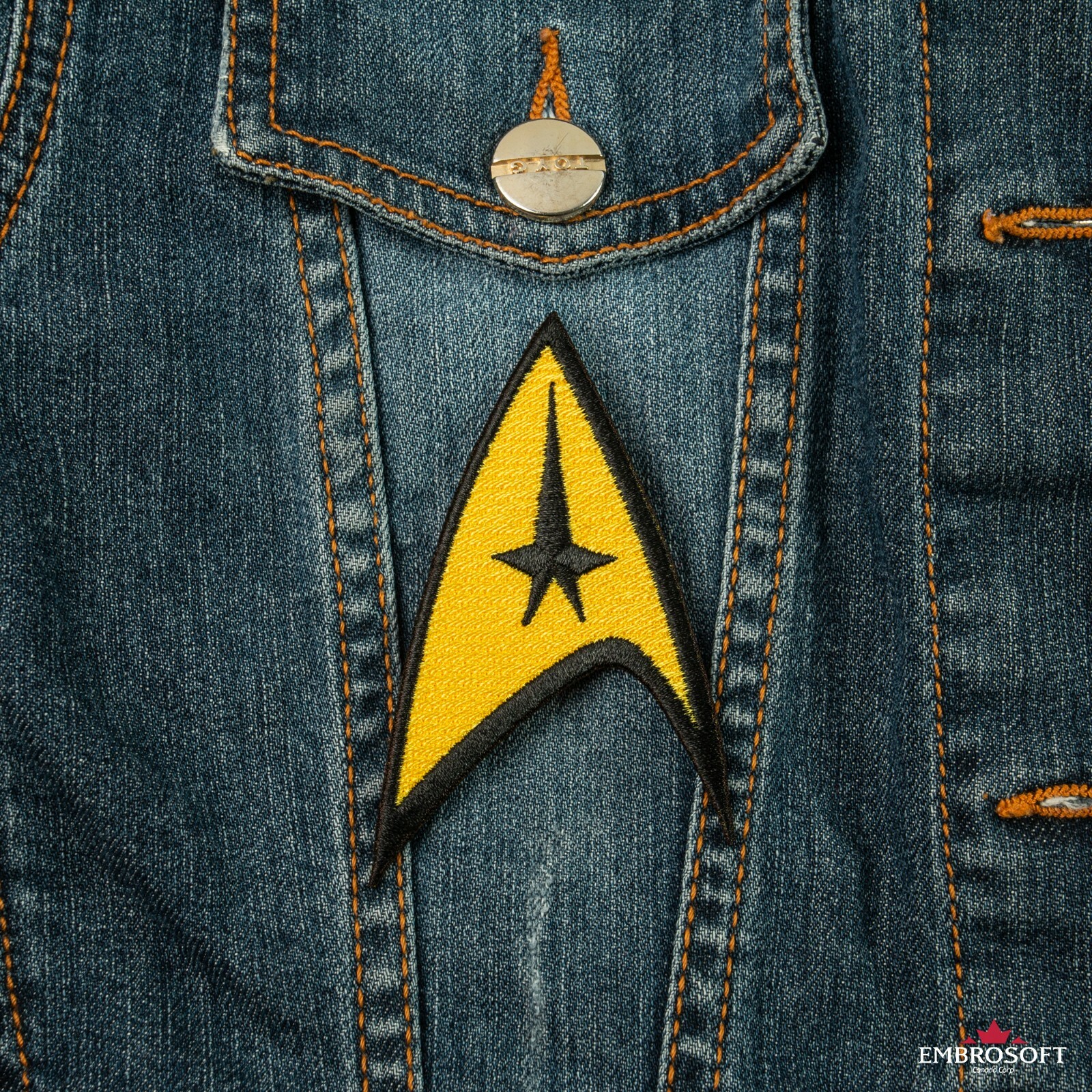 Star Trek Emblem Patch, Starship Duty Insignia, TV series Logo ...