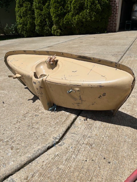 1930-1931 Ford Model A Gas Fuel Tank Cowl Top Rat Hot Street Rod Jalopy ...