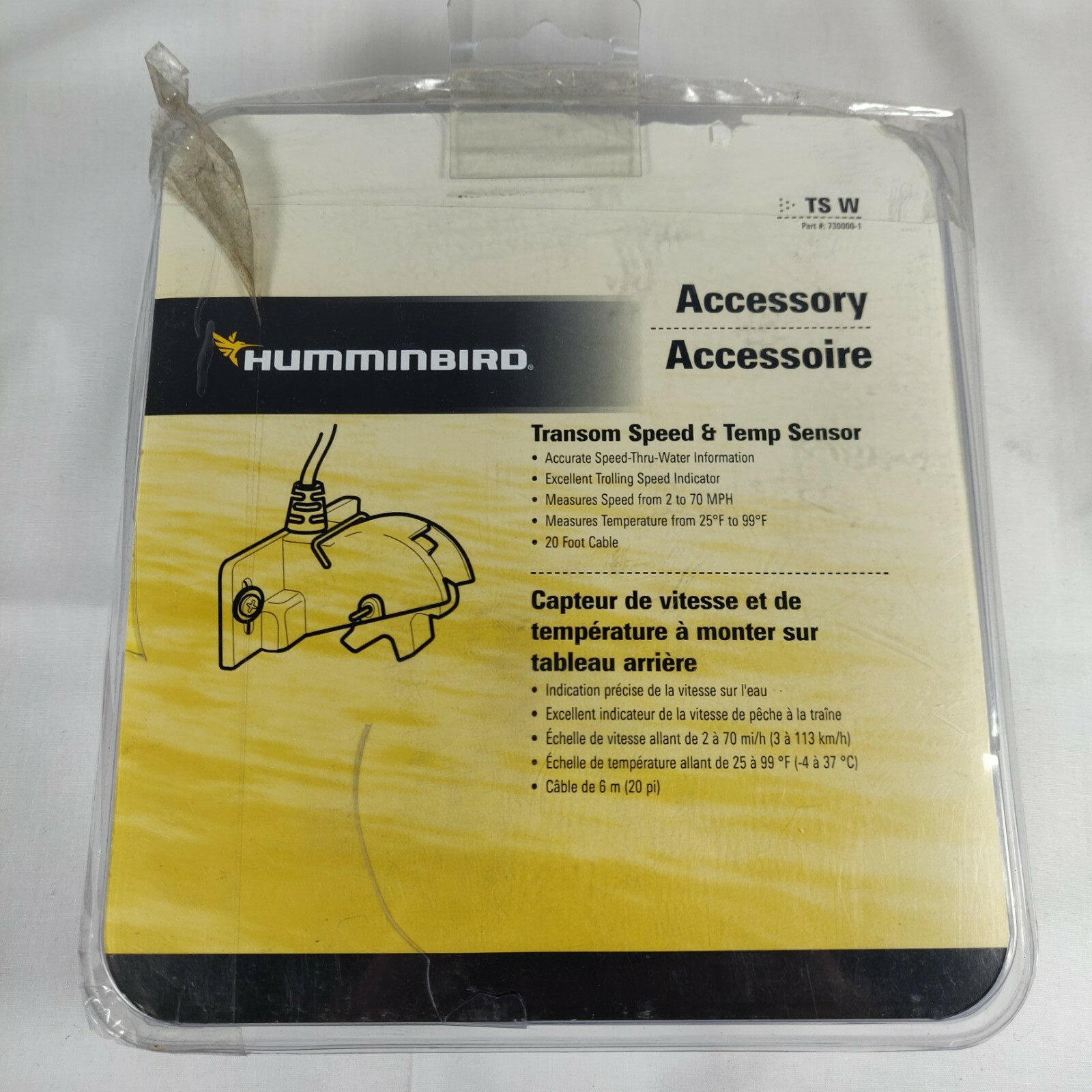 Humminbird 730000-1 TS-W Temp/Speed Sensor | eBay