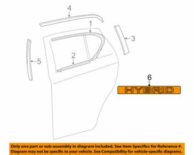75473-76010 Toyota Plate, body side name 7547376010, New Genuine OEM ...