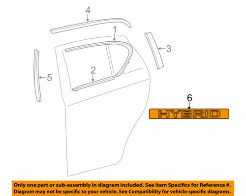 75473-76010 Toyota Plate, body side name 7547376010, New Genuine OEM ...