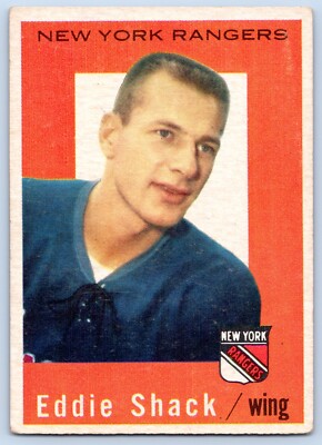 EDDIE SHACK 1959-60 TOPPS 59-60 NO 57 VGEX+ 44757 | eBay