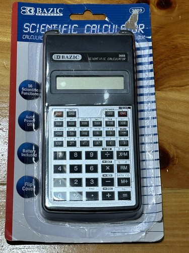 New Bazic Products 10-Digit Scientific Calculator with Flip Cover ...