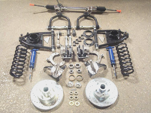 IFS Mustang II 2 Front Suspension Manual Stock Spindles Street Rod Ford ...