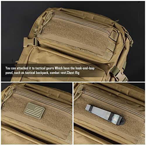 Tactical Tool Zipper Pouch, Bag Insert EDC Organizer Utility Admin ...