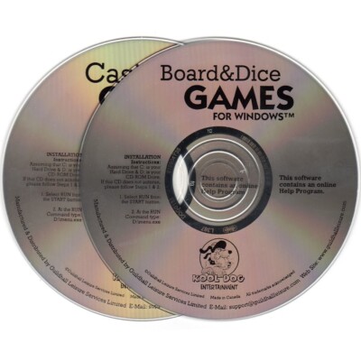 Twin CD: Board & Dice Games/Casino Games (2PC-CDs, 2001) Win - New CDs ...