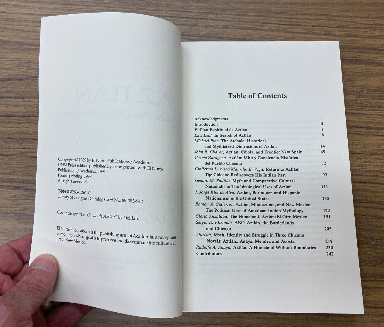 Aztlan - Essays on the Chicano Homeland. SIGNED! Rudolfo Anaya & F ...