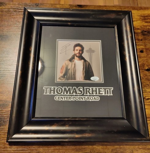 JSA COA Framed Signed Thomas Rhett Center Point Road Album Cover ...