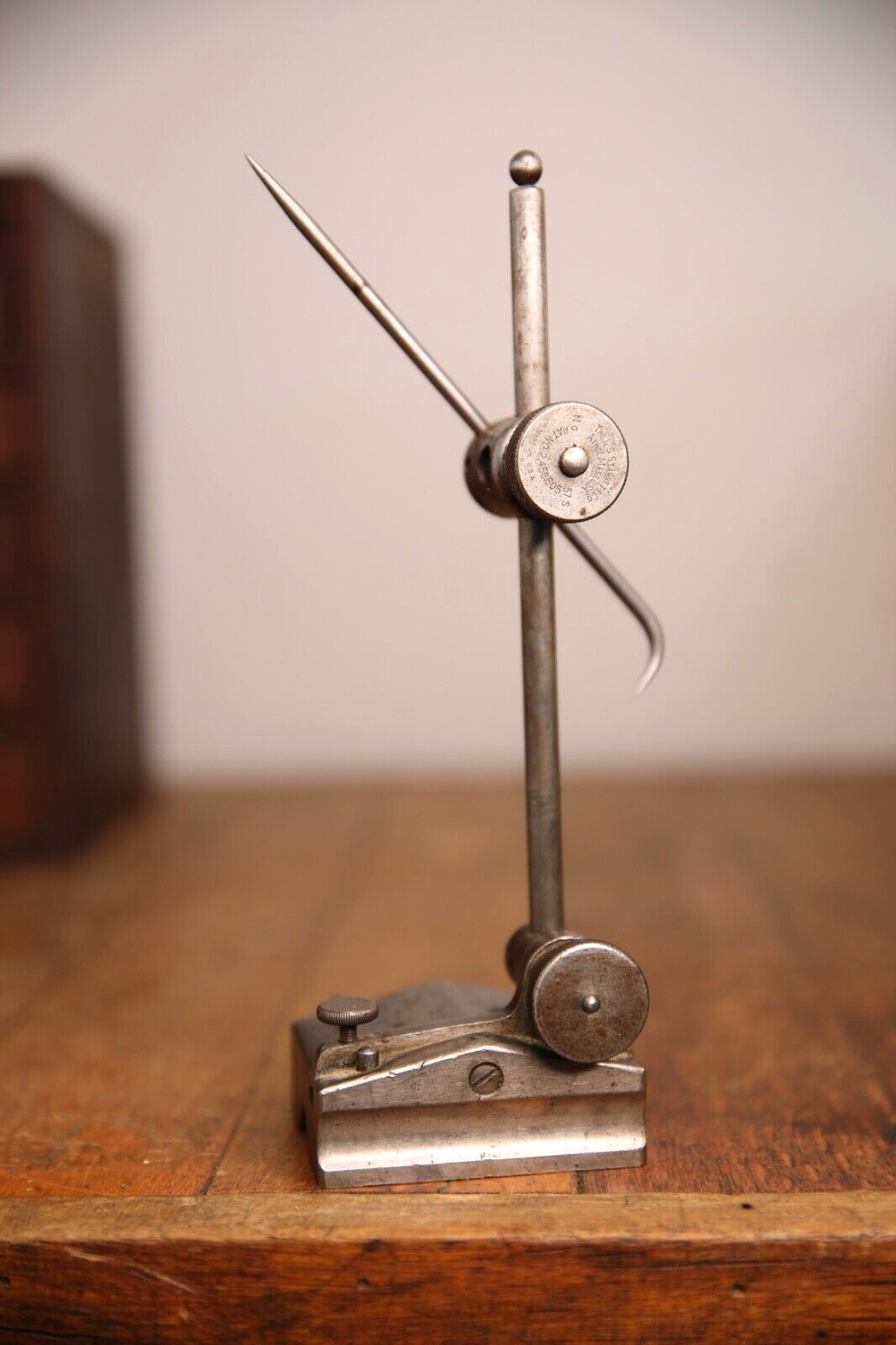 Vintage Starrett 57S Surface Gage gauge Dial Indicator Stand machinist tool | eBay