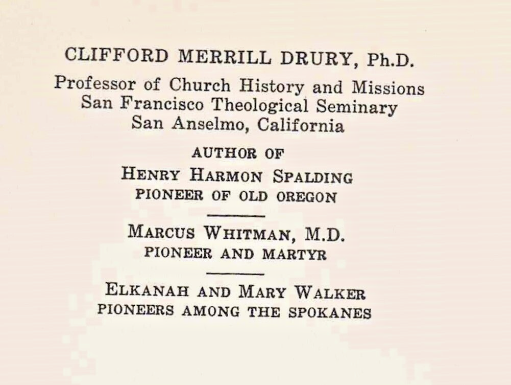 1940 Oregon Country, Elkanah and Mary Walker, by Clifford Merrill Drury ...